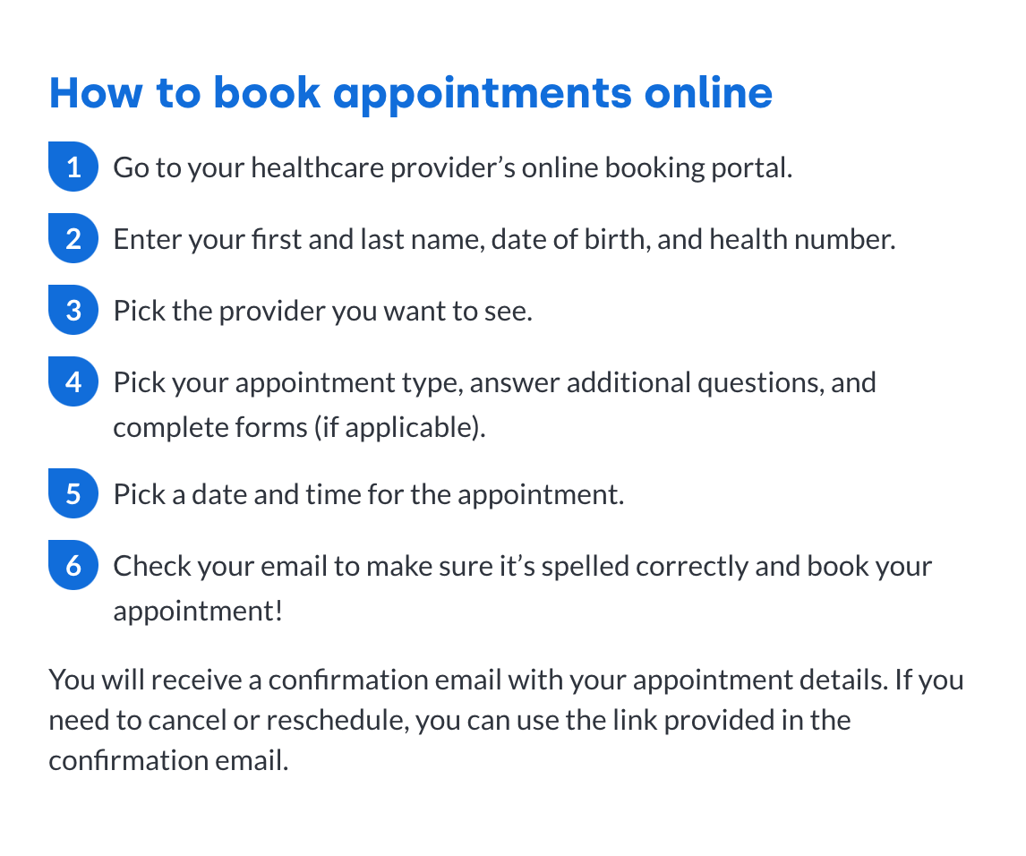 Ocean FAQs — Bloom Family Practice